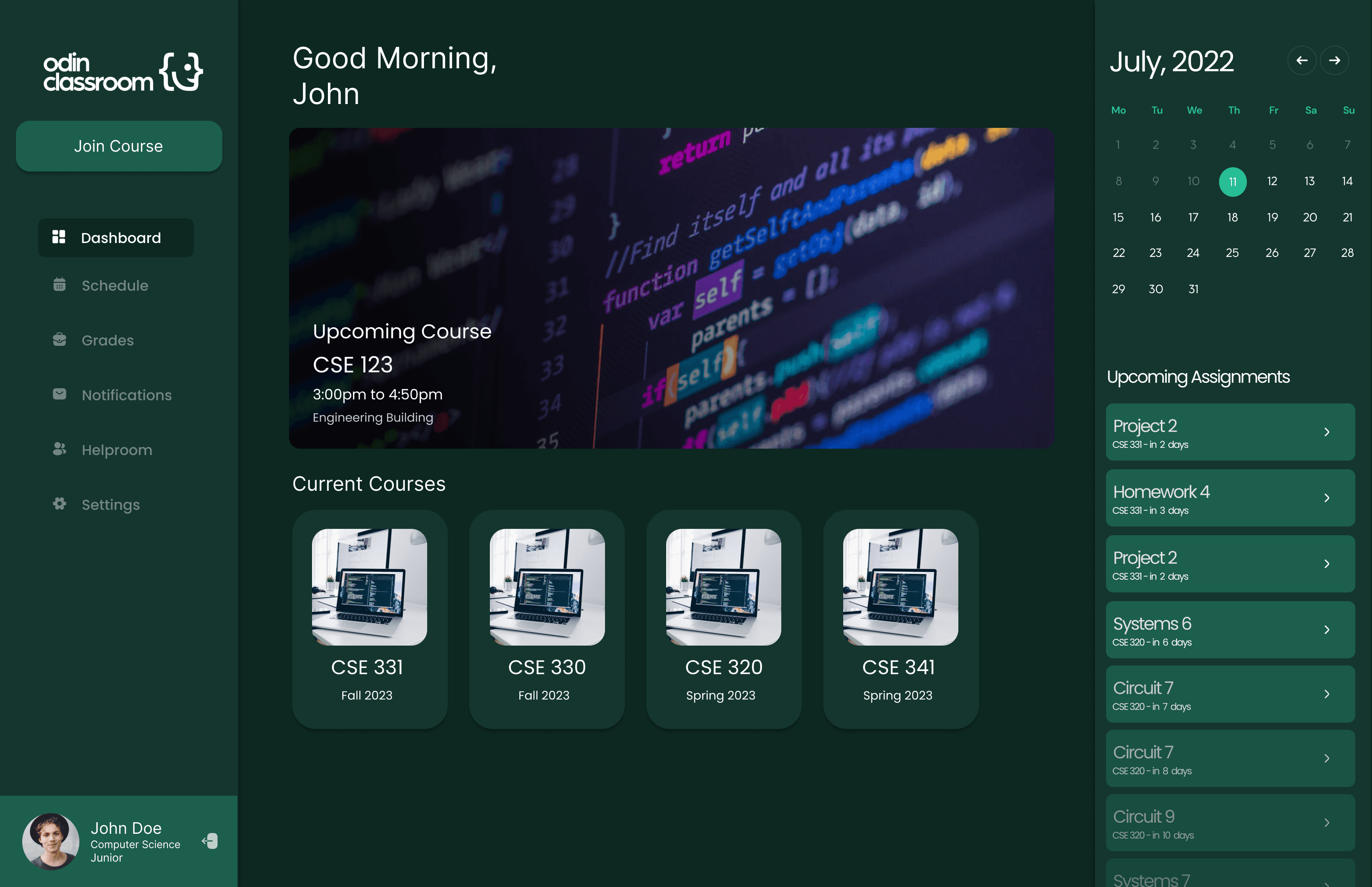 OdinClassroom - Making Computer Science Education Frictonless
